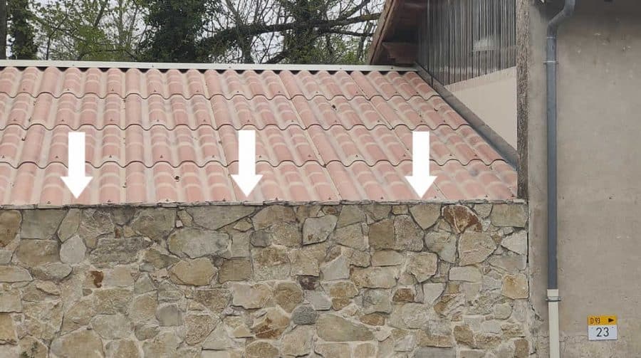 Cheneau encaissé - Mon batiment