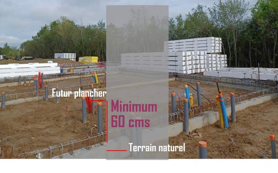 Construction : Maison sur vide sanitaire - Mon batiment