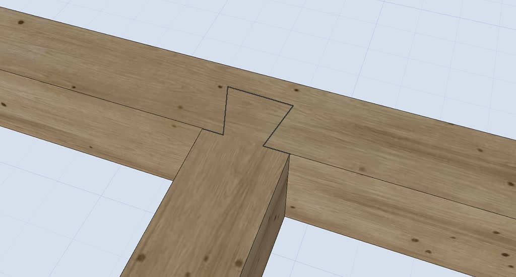 L'assemblage queue d'aronde en charpente - Mon batiment