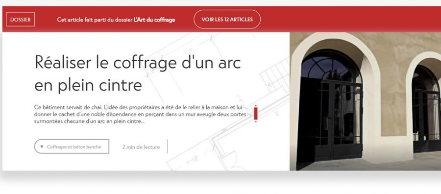 Arc en plein cintre : Détails et explications - Mon batiment