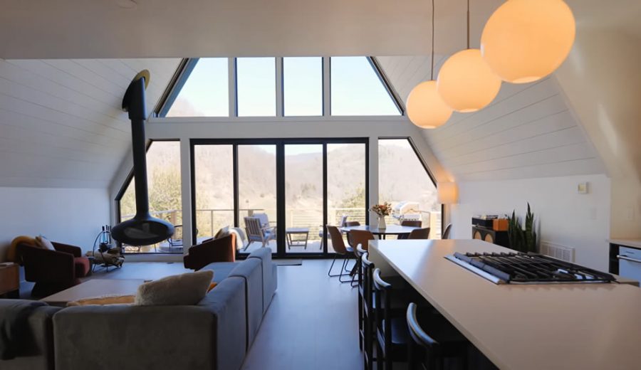 Maison en A : Prix, détails et conception - Mon batiment