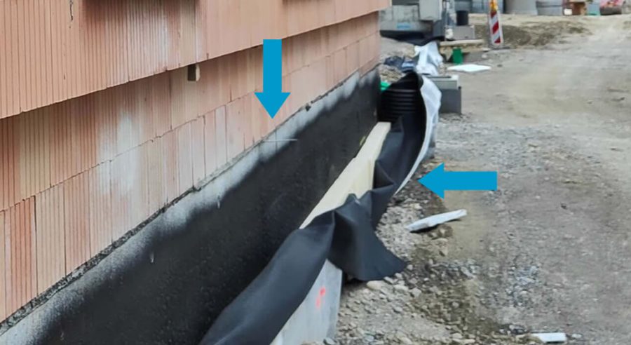 Étanchéité des murs enterrés - Mon batiment