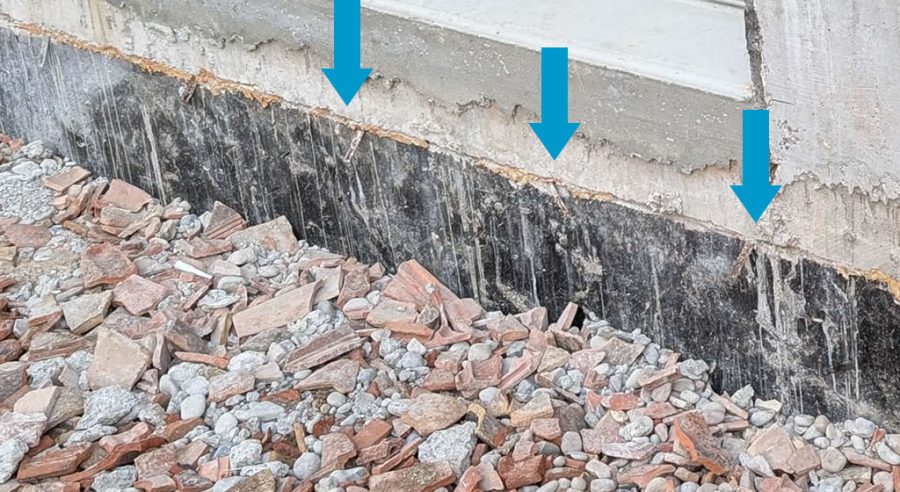 Étanchéité des murs enterrés - Mon batiment