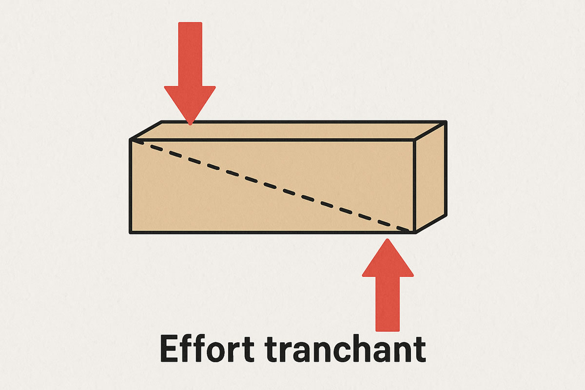 L'effort tranchant appliqué au bâtiment - Mon batiment