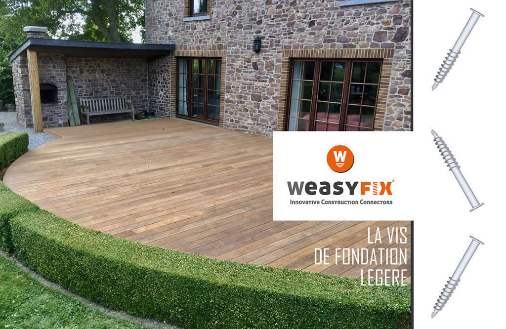 Weasyfix : La vis de fondation légère ! - Mon batiment
