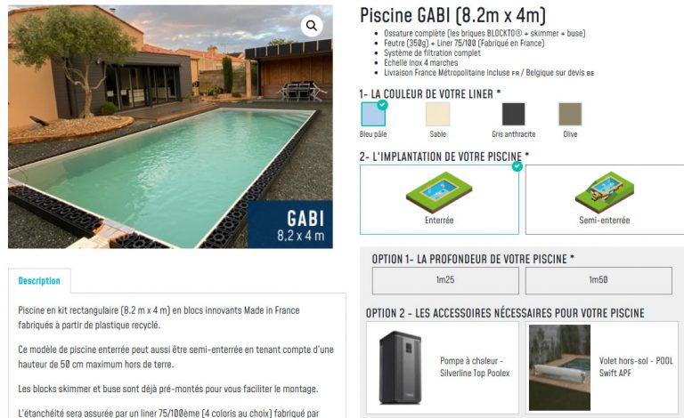 Blockto Pool : La piscine (presque) sans béton ! - Mon batiment